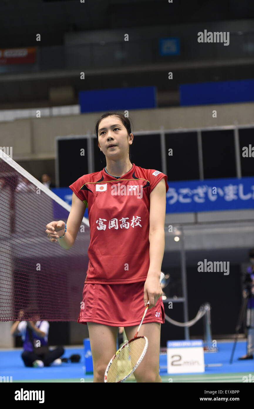 Tokyo, Japan. 10th June, 2014. Aya Ohori (JPN) Badminton : Yonex Open ...
