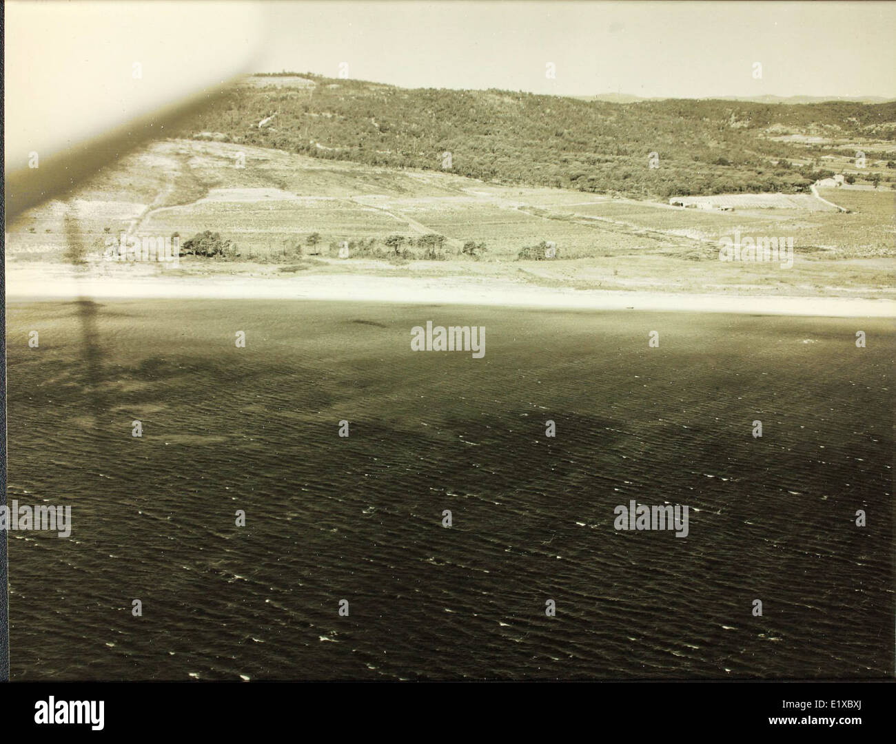 This aerial reconnaissance photo, taken between 1941 and 1945, provides ...