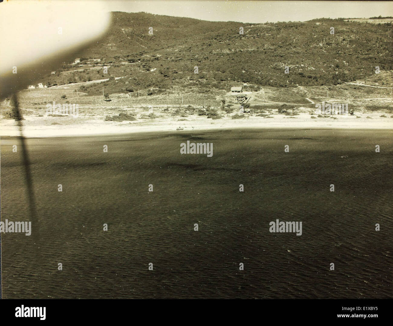 This aerial reconnaissance photo from 1941-1945 depicts a strategic ...