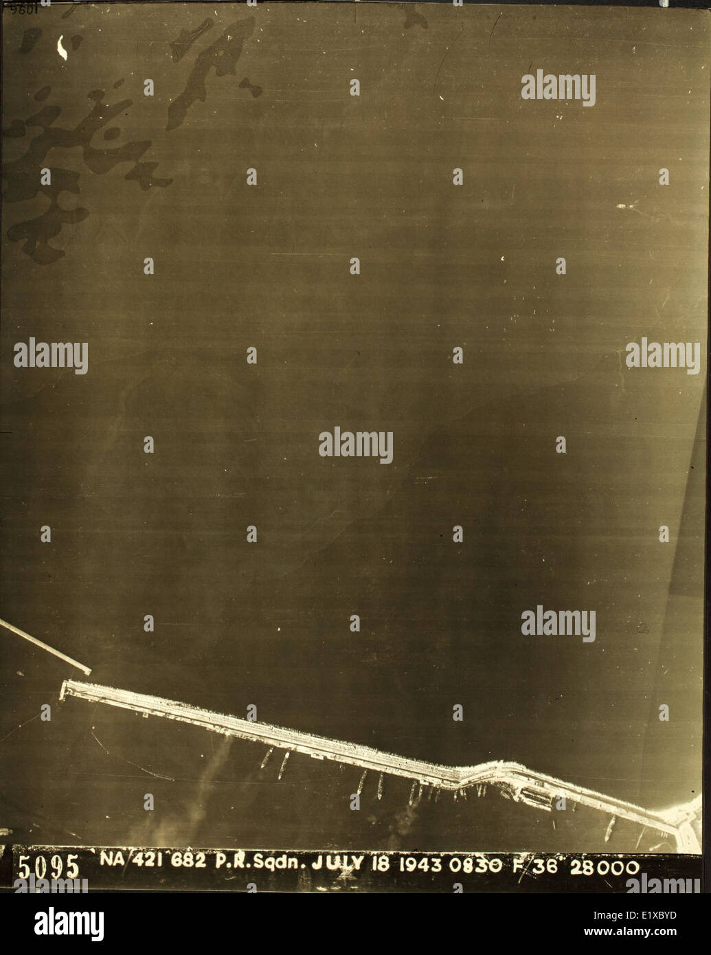 This aerial reconnaissance photograph of Naples, Italy, taken between ...