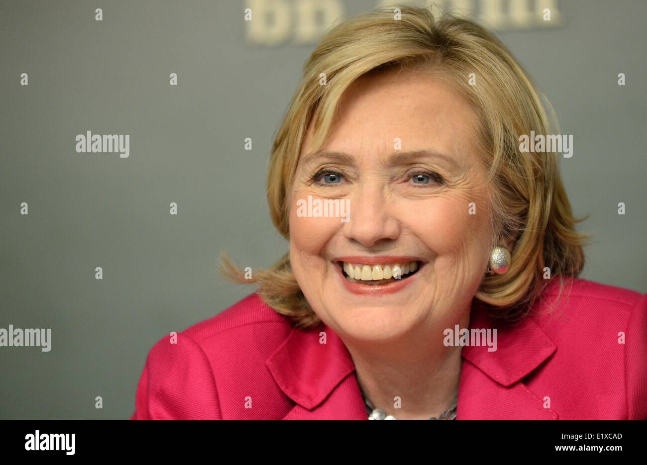 New York, NY, USA. 10th June, 2014. Hillary Clinton at in-store ...