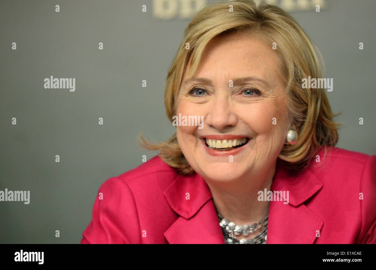 New York, NY, USA. 10th June, 2014. Hillary Clinton at in-store ...