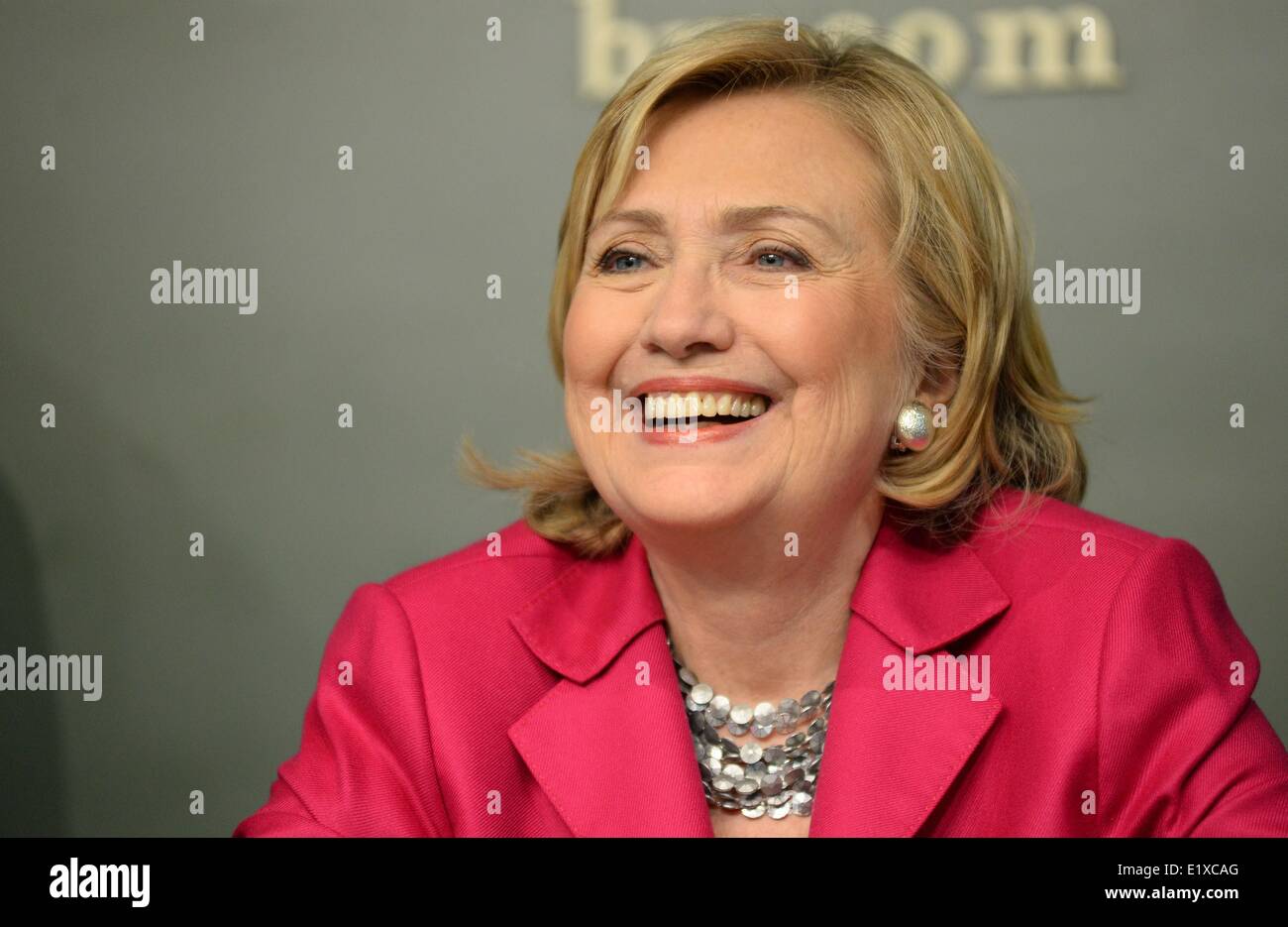 New York, NY, USA. 10th June, 2014. Hillary Clinton at in-store ...