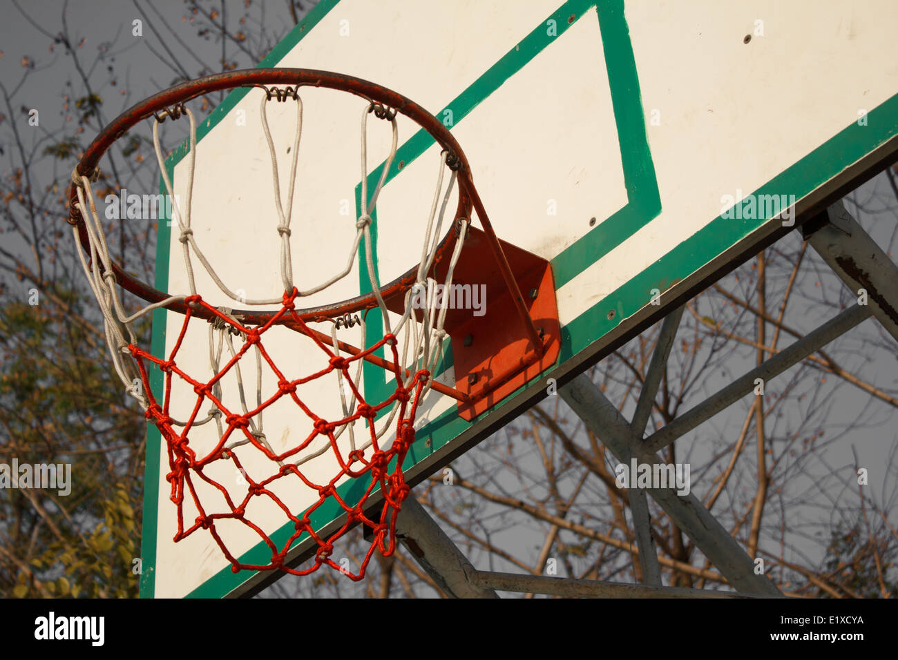 Basketball hoop aerial view hi-res stock photography and images - Alamy
