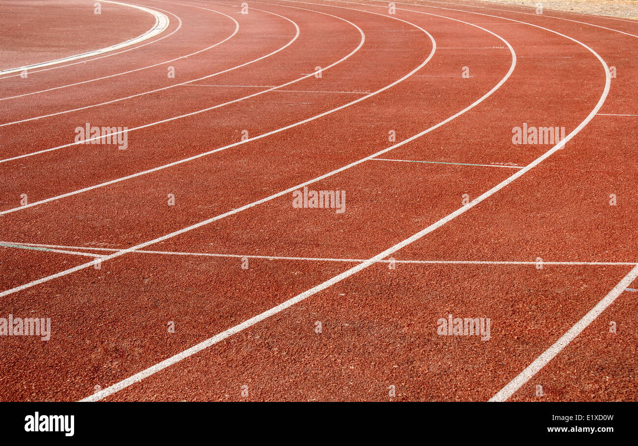 number on running track Stock Photo - Alamy