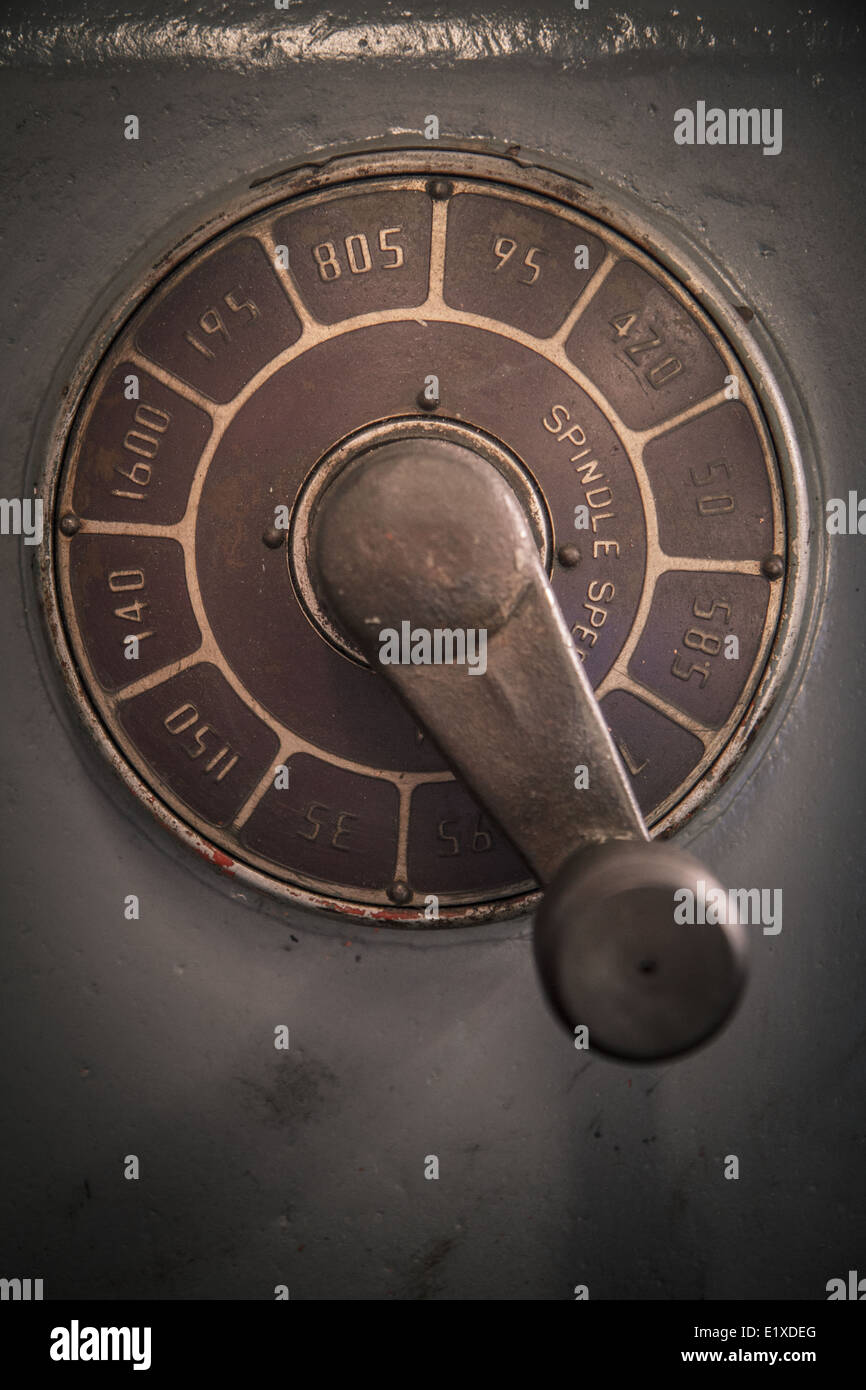 Spindle Speed control Stock Photo - Alamy