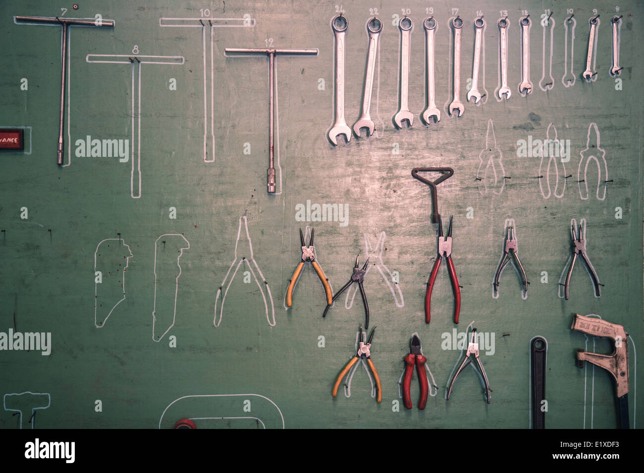 Hanging tools hi-res stock photography and images - Alamy