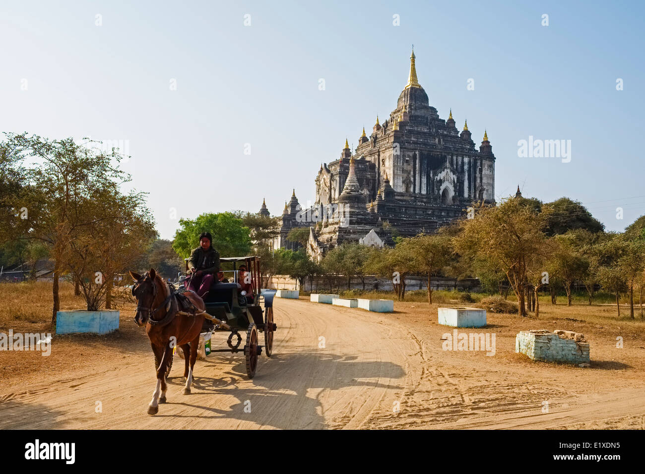 Thatbyinnyu Temple, Old Bagan, Myanmar, Asia Stock Photo - Alamy