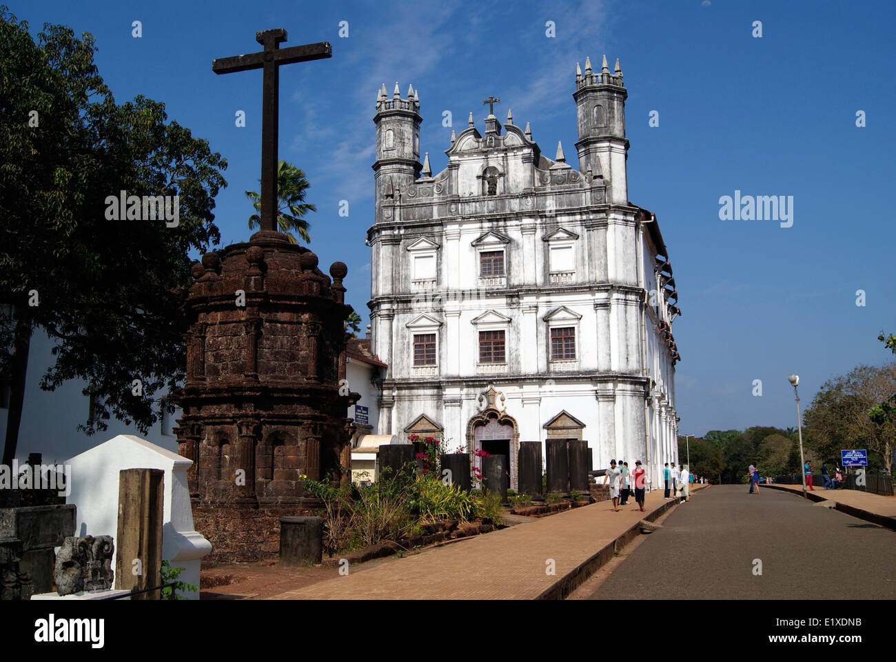 Old Goa Churches St. Francis of Assisi Church and Ancient Holy Cross ...