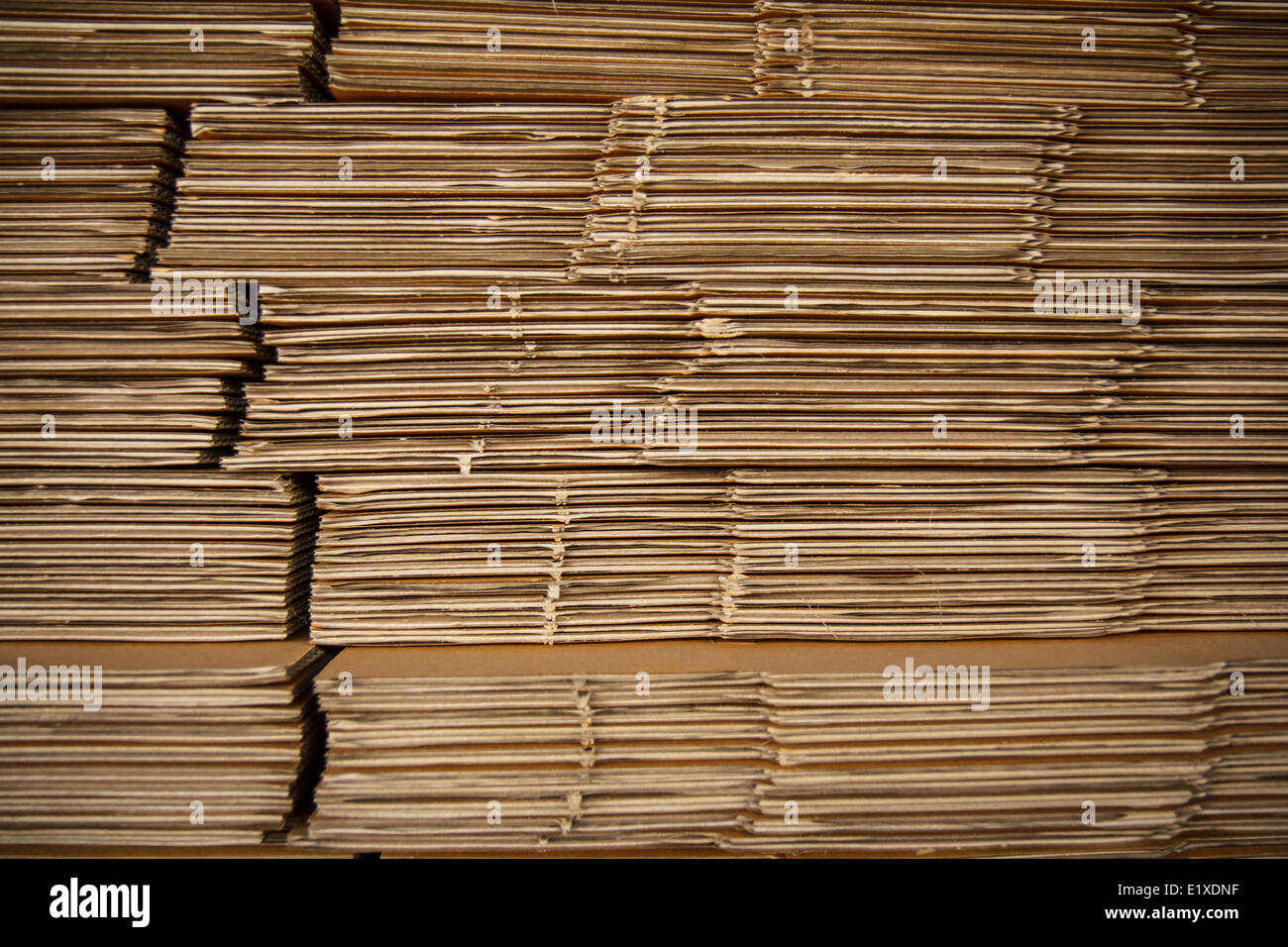 Stack of cardboards Stock Photo - Alamy