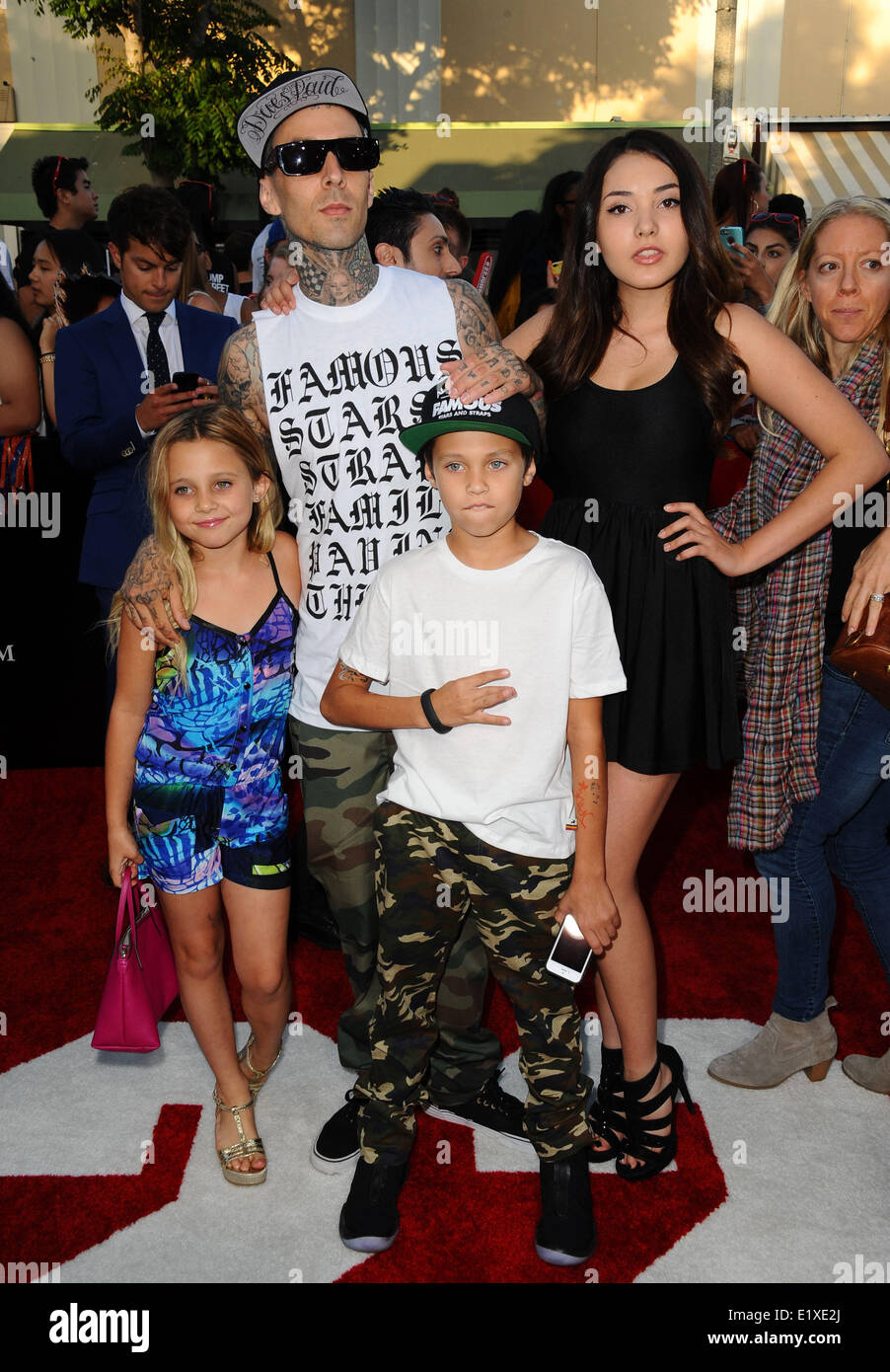 Los Angeles, California, USA. 10th June, 2014. Travis Barker attending ...