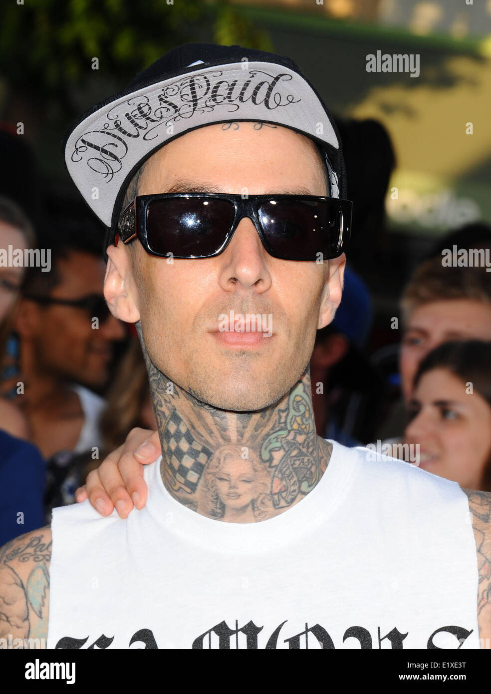 Los Angeles, California, USA. 10th June, 2014. Travis Barker attending ...