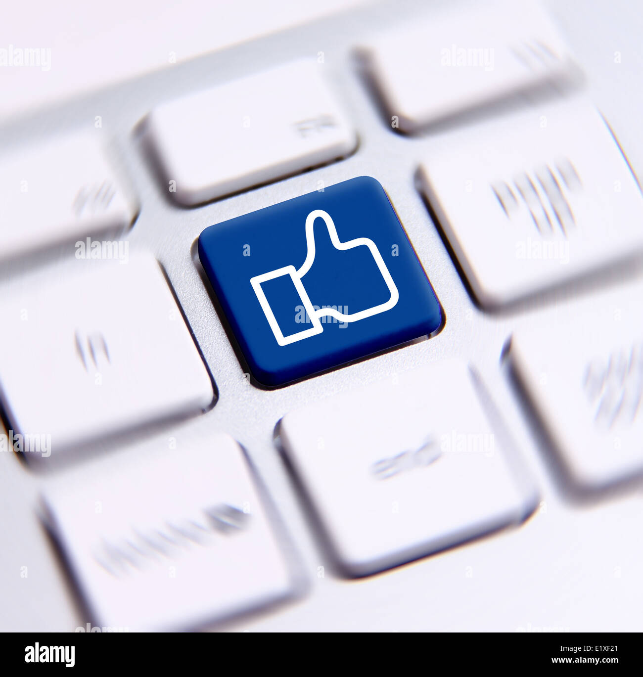 Facebook key on keyboard hi-res stock photography and images - Alamy