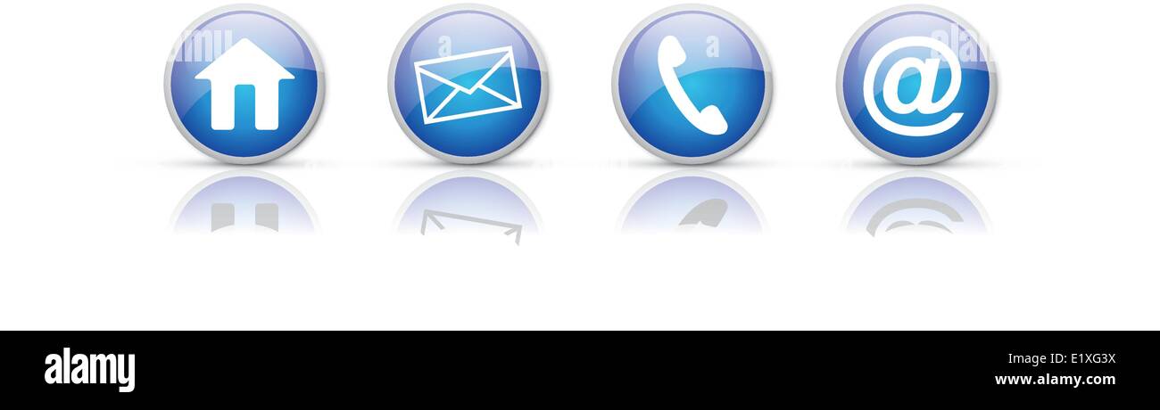 Blue rounded contact icons vector Stock Vector Image & Art - Alamy Blue rounded contact icons vector Stock Vector Image & Art - Alamy