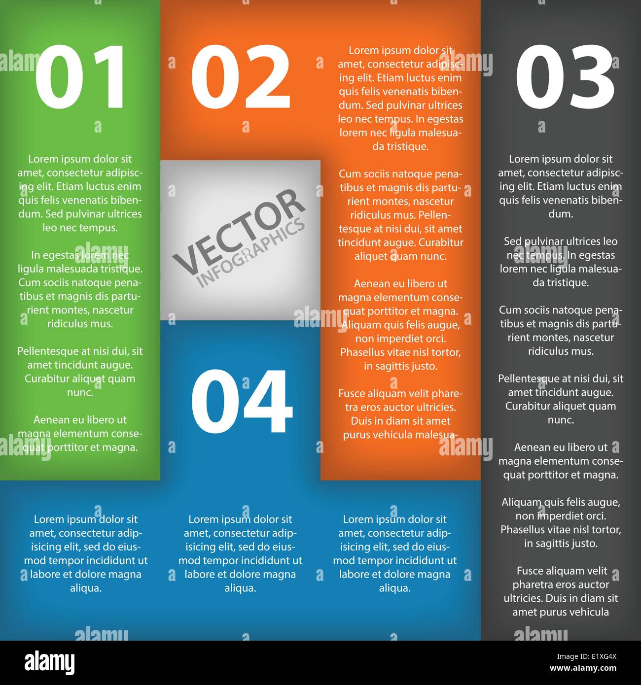 Infographics in brick pieces vector EPS10 Stock Vector Image & Art - Alamy