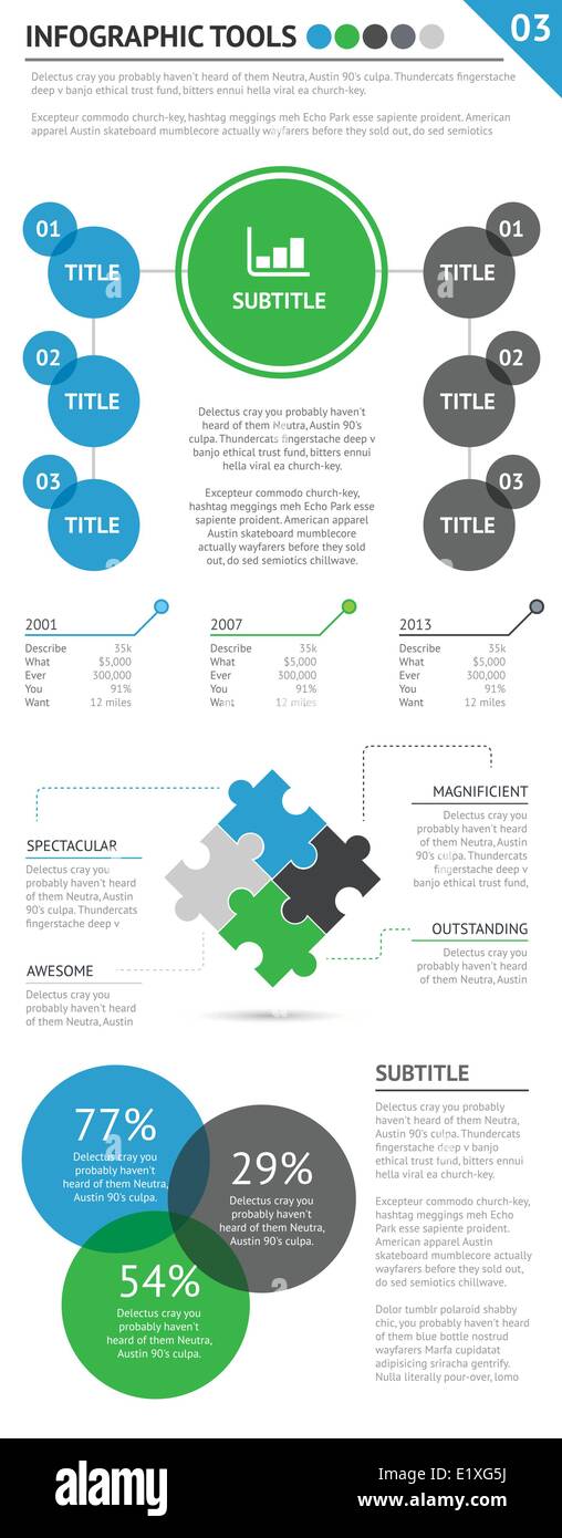 Awesome infographic tools set 3 of 4 Stock Vector Image & Art - Alamy