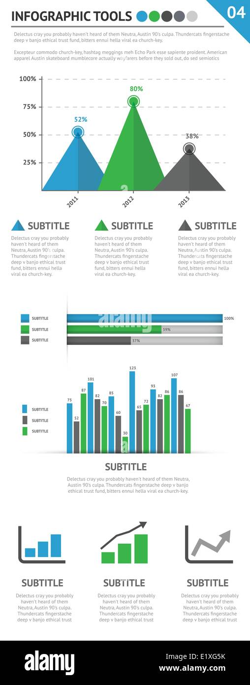 Awesome infographic tools set 4 of 4 Stock Vector Image & Art - Alamy