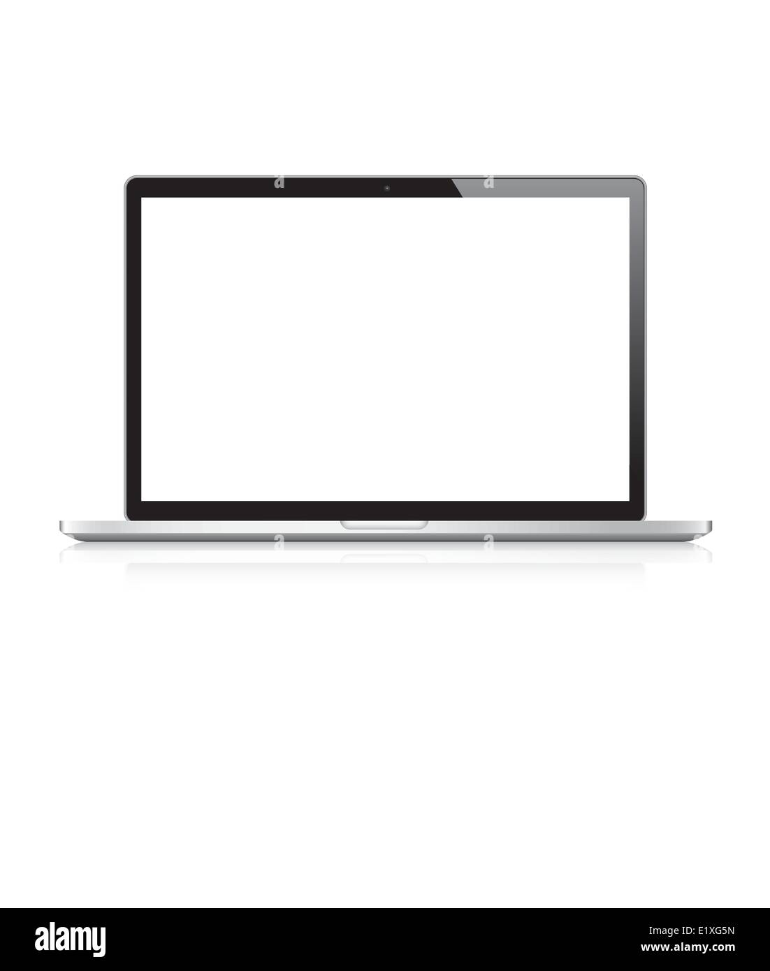 Highly detailed responsive laptop vector Stock Vector Image & Art - Alamy