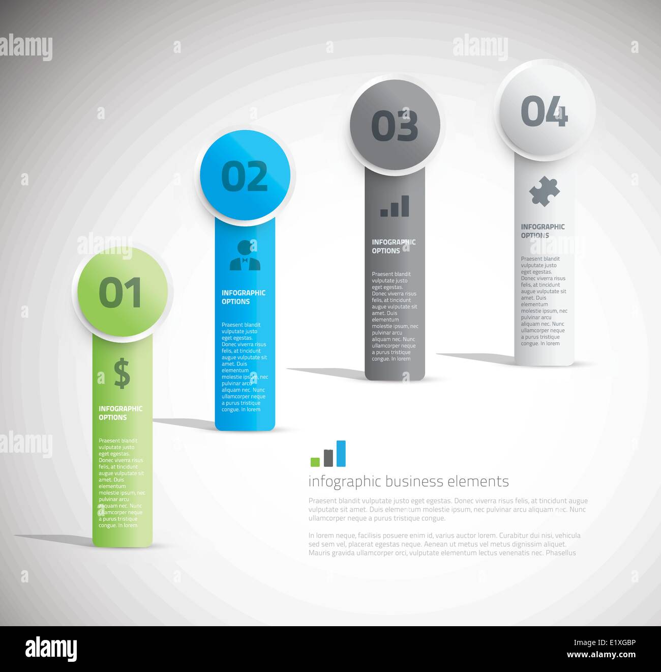 Rectangle infographics template vector illustration Stock Vector Image ...