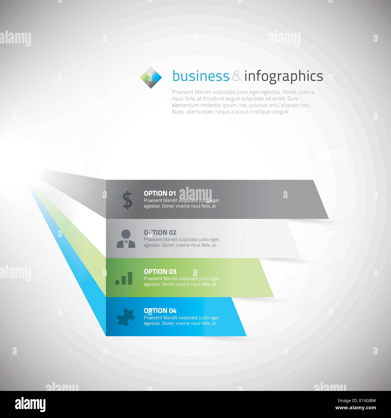 1 step infographics Stock Vector Images - Alamy