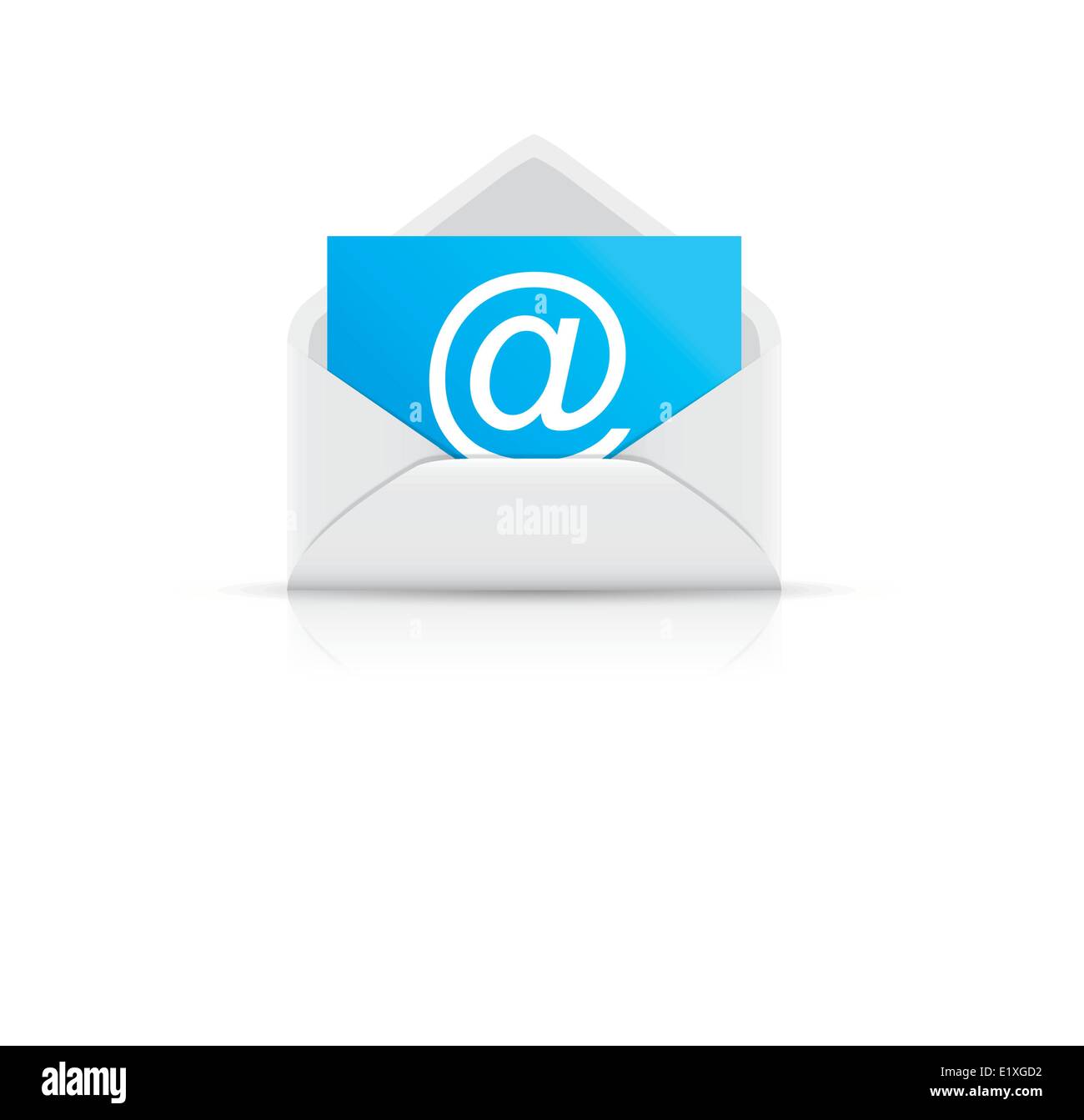 Single e-mail envelope vector Stock Vector Image & Art - Alamy