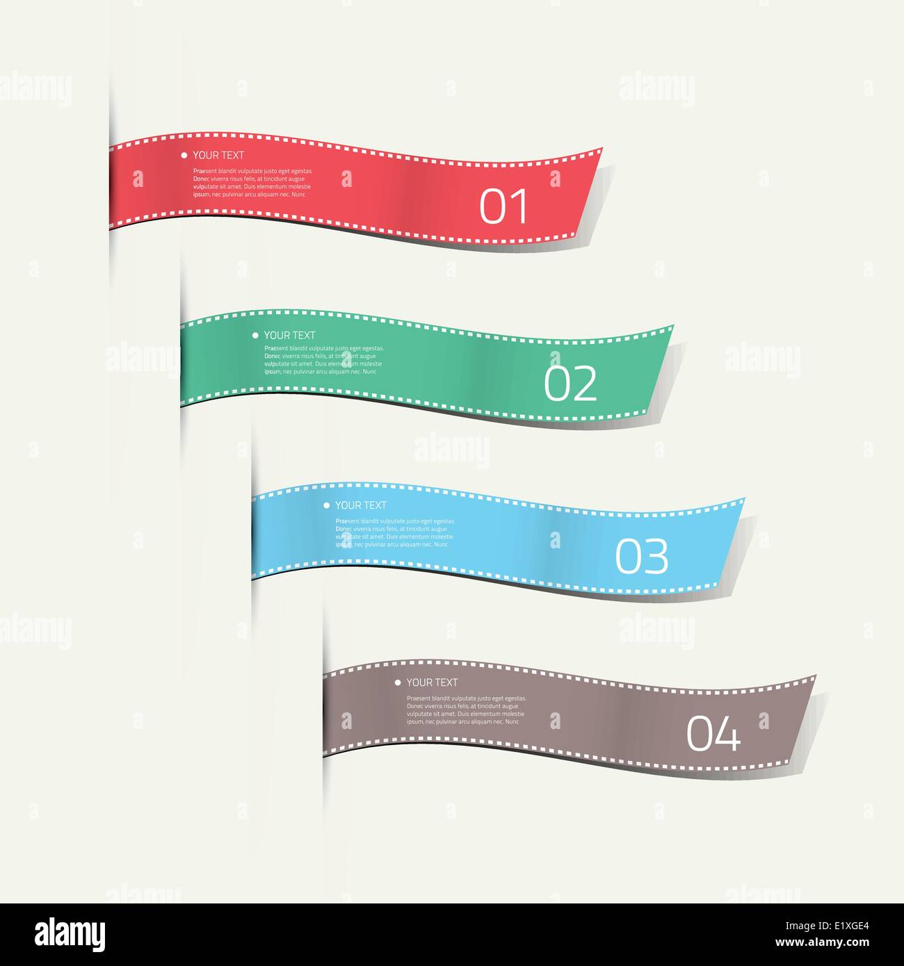Colorful modern infographic labels Stock Vector Images - Alamy