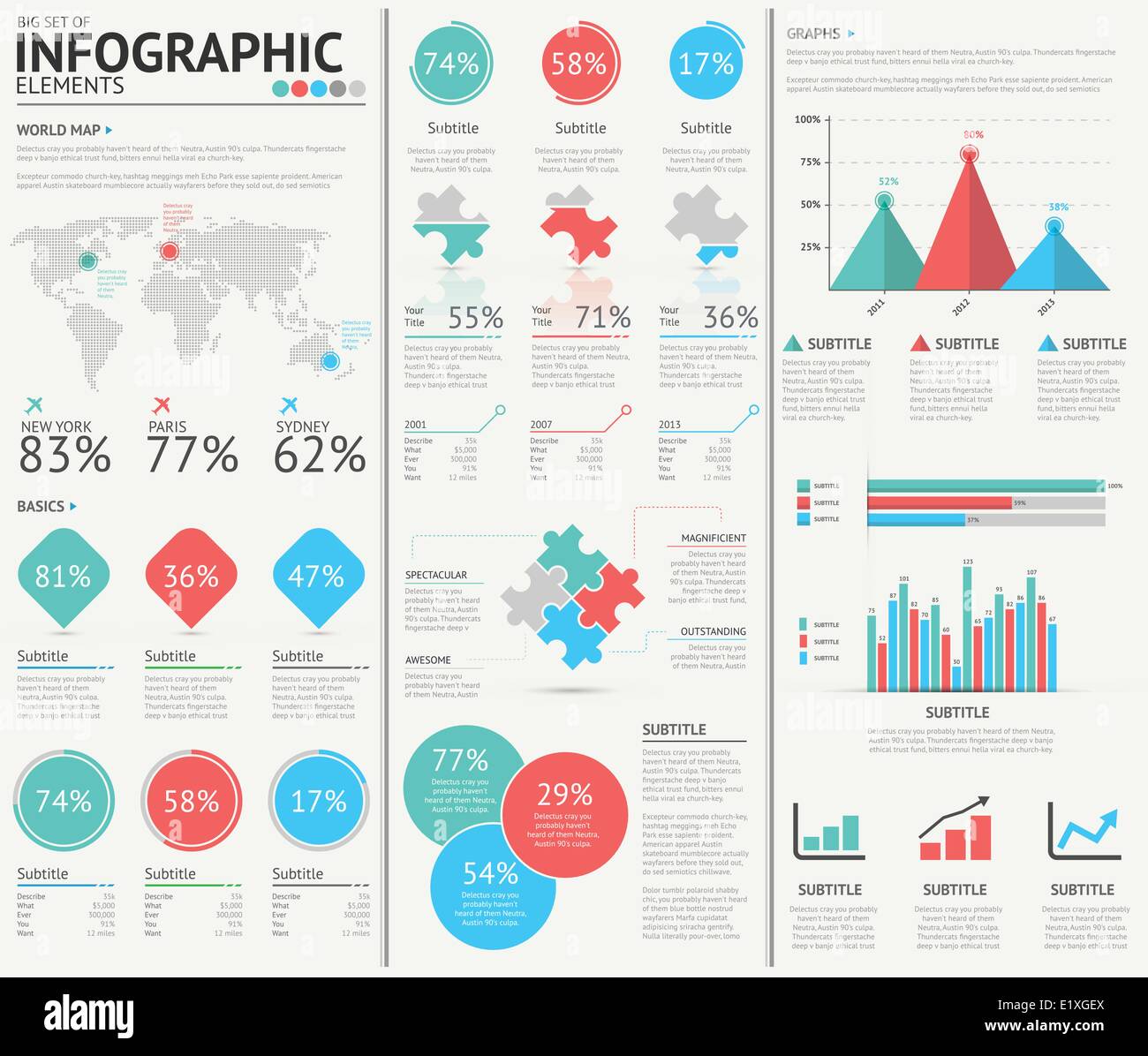 Infographic web design vector elements Stock Vector Image & Art - Alamy
