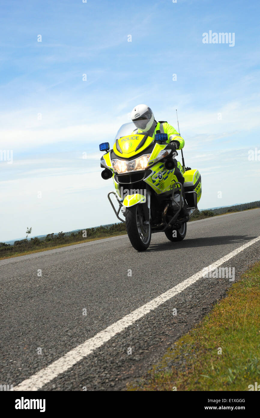 Police bike motorbike motorcycle hi-res stock photography and images ...