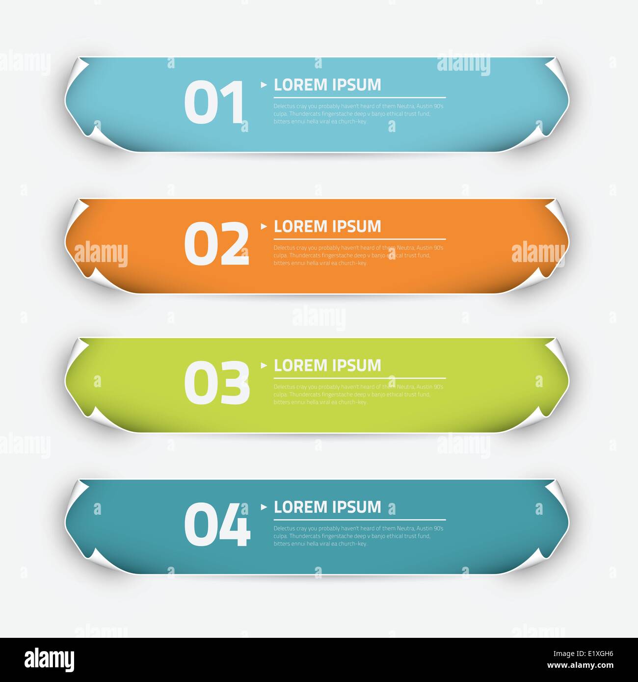 Infographic sticker banner vectors Stock Vector Image & Art - Alamy