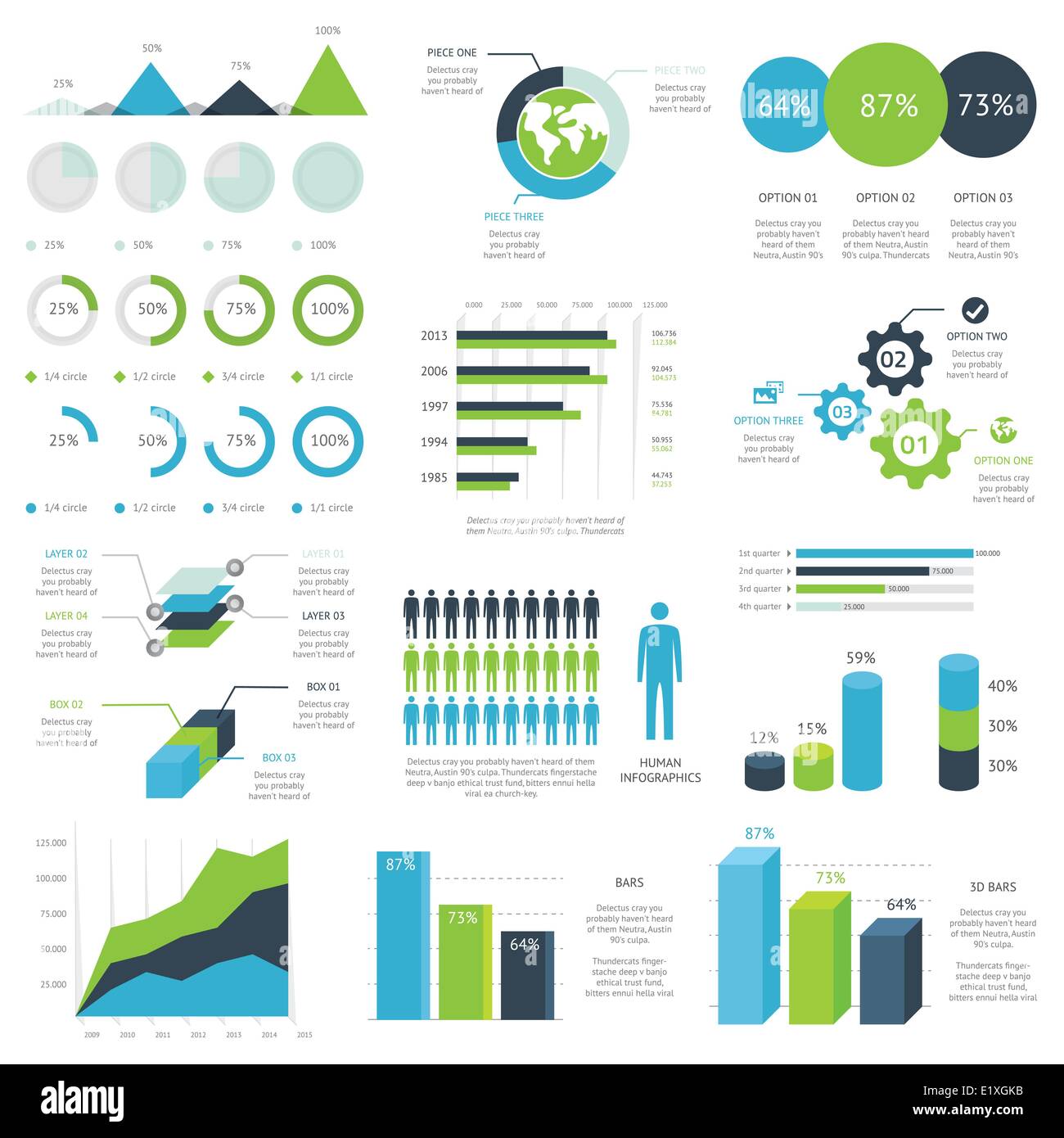 Web infographic elements vector Stock Vector Image & Art - Alamy