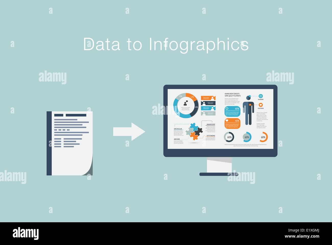 Create infographics hi-res stock photography and images - Alamy