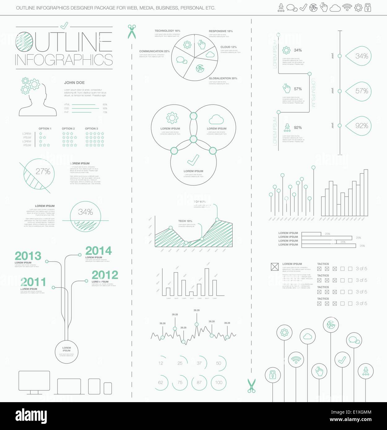 Artistic visualization Stock Vector Images - Alamy