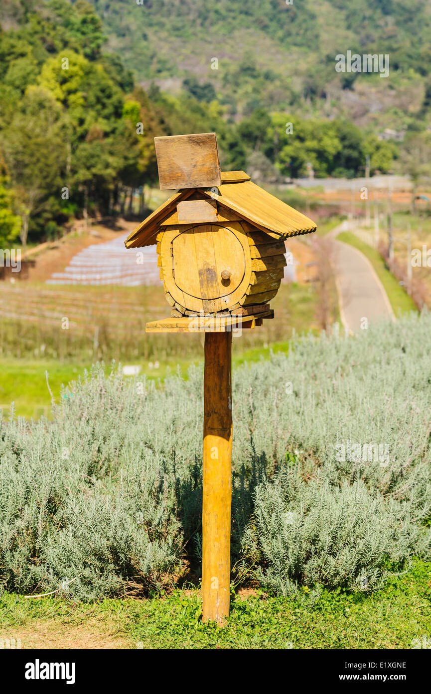 Old wood mailboxes in countryside Stock Photo - Alamy