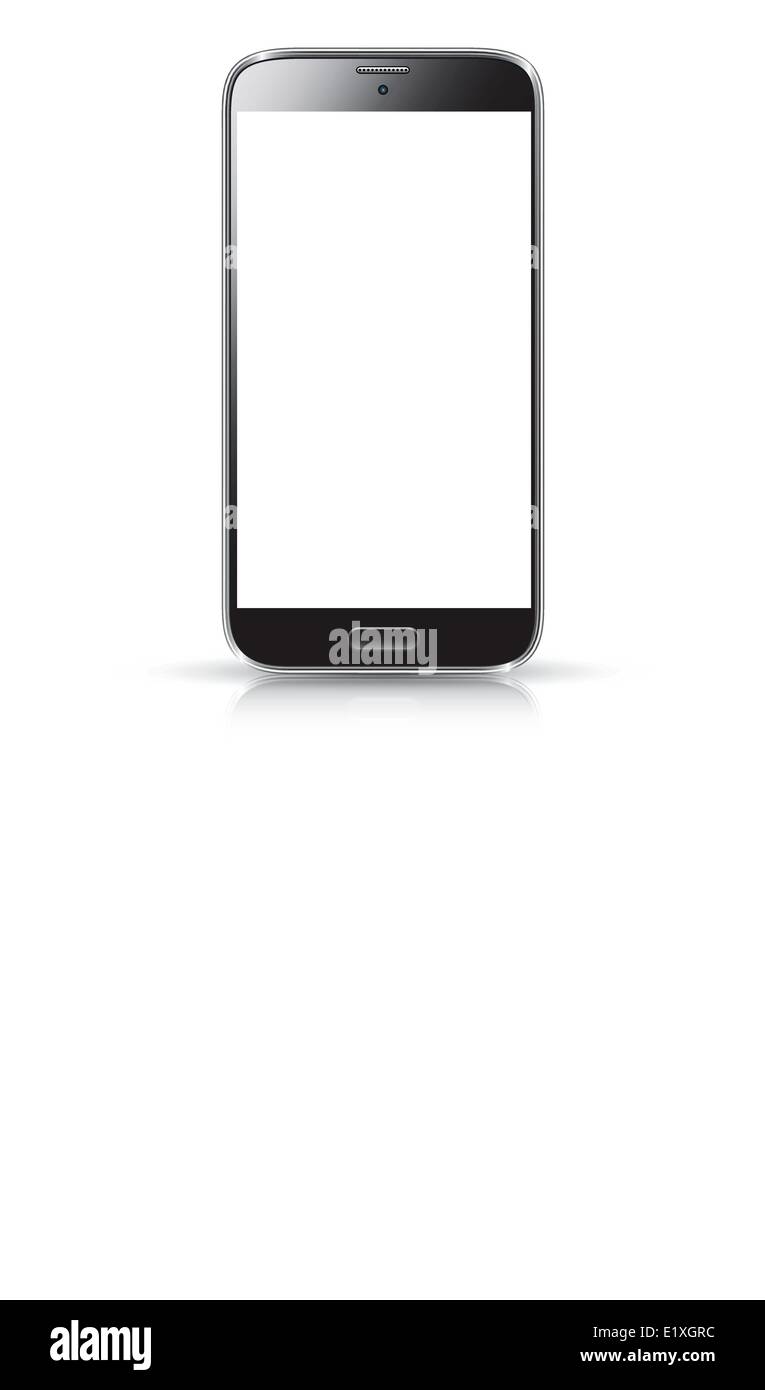 Smartphone realistic vector isolation. Modern mobile phone Stock Vector ...