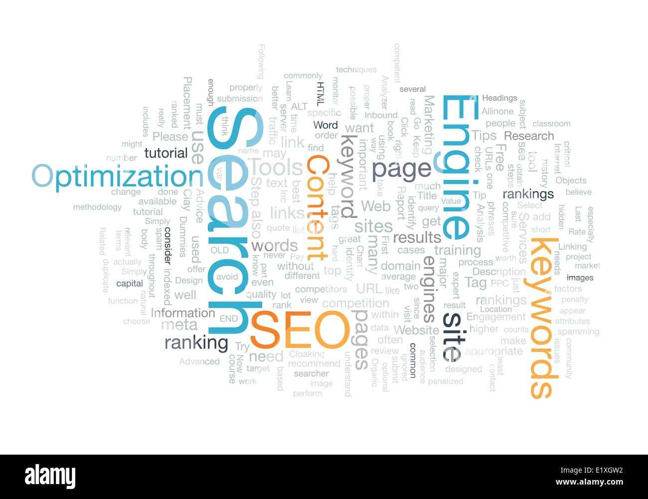 Word cloud seo concept vector Stock Vector Image & Art - Alamy