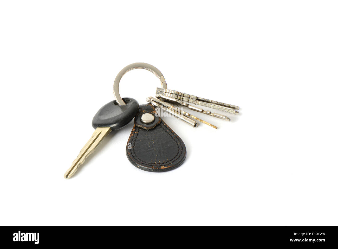 Car key keychain on Cut Out Stock Images & Pictures - Alamy