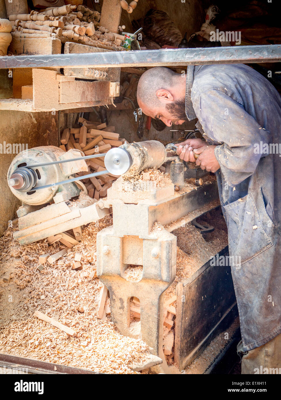 Morocco fez nejjarine place hi-res stock photography and images - Alamy