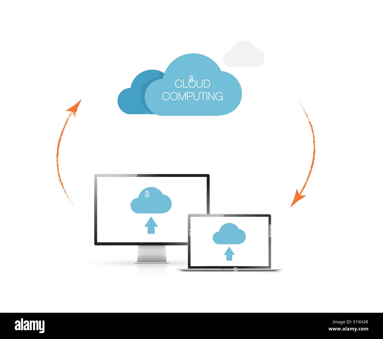 Cloud computing vector concept Stock Vector Image & Art - Alamy
