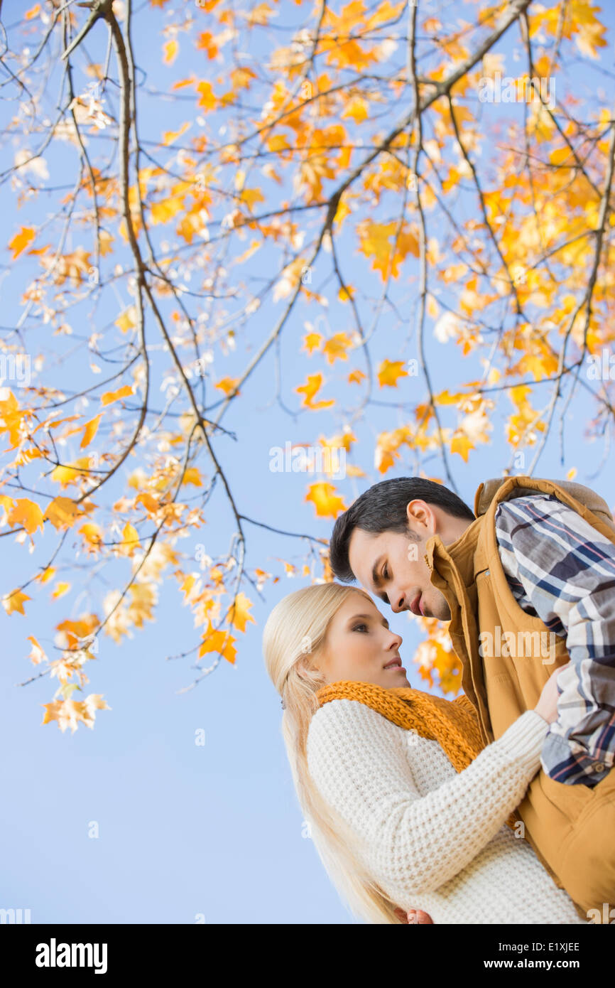 Couple hugging tree hi-res stock photography and images - Alamy