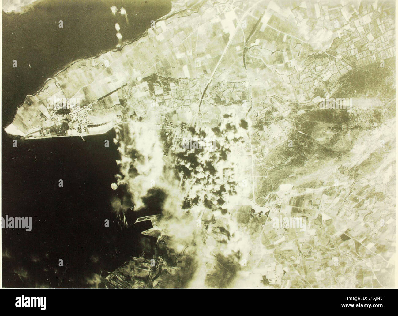 This reconnaissance photo, taken between 1941 and 1945, offers a ...
