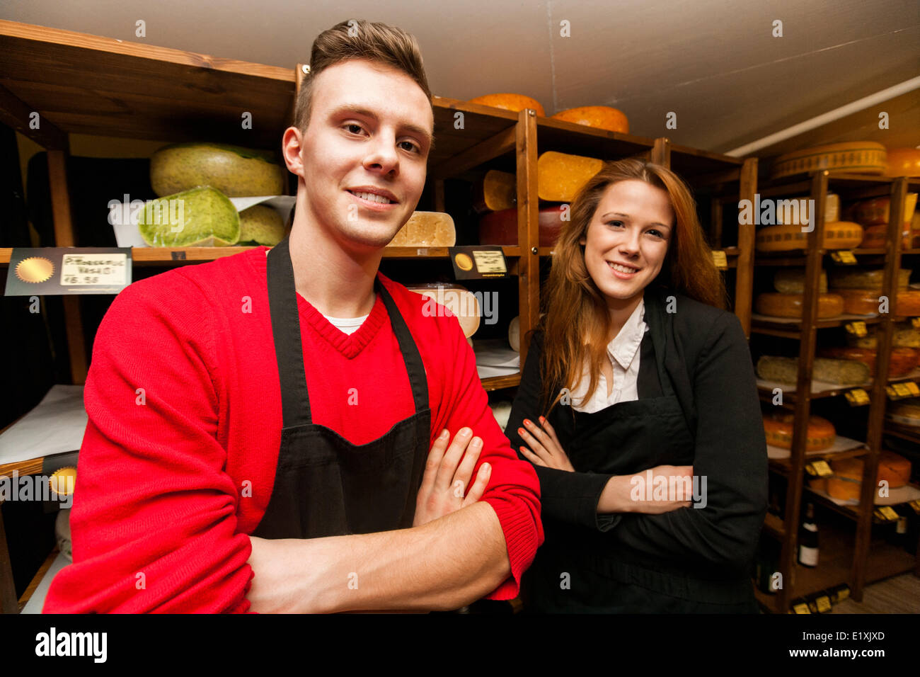 Shop clerks hi-res stock photography and images - Alamy