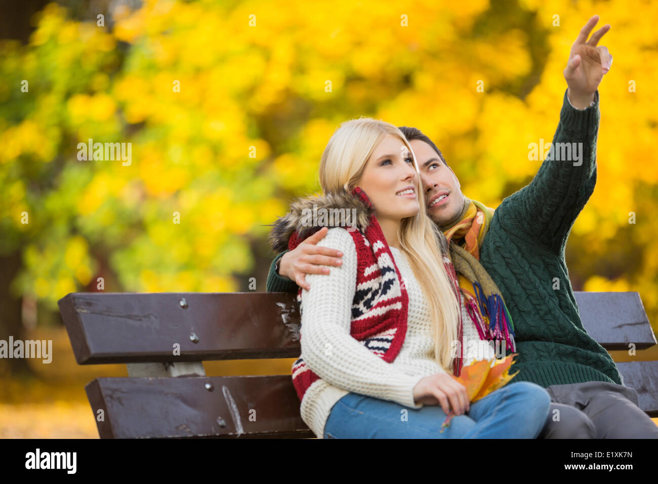 Two people showing around hi-res stock photography and images - Alamy