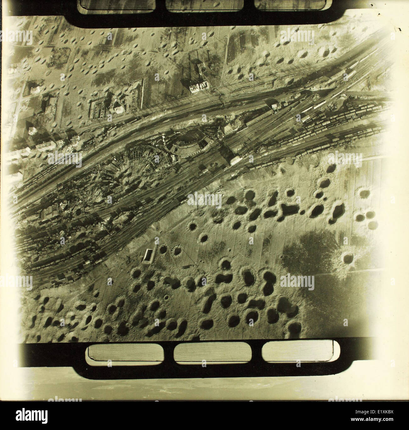 Bomb craters 1941 hi-res stock photography and images - Alamy