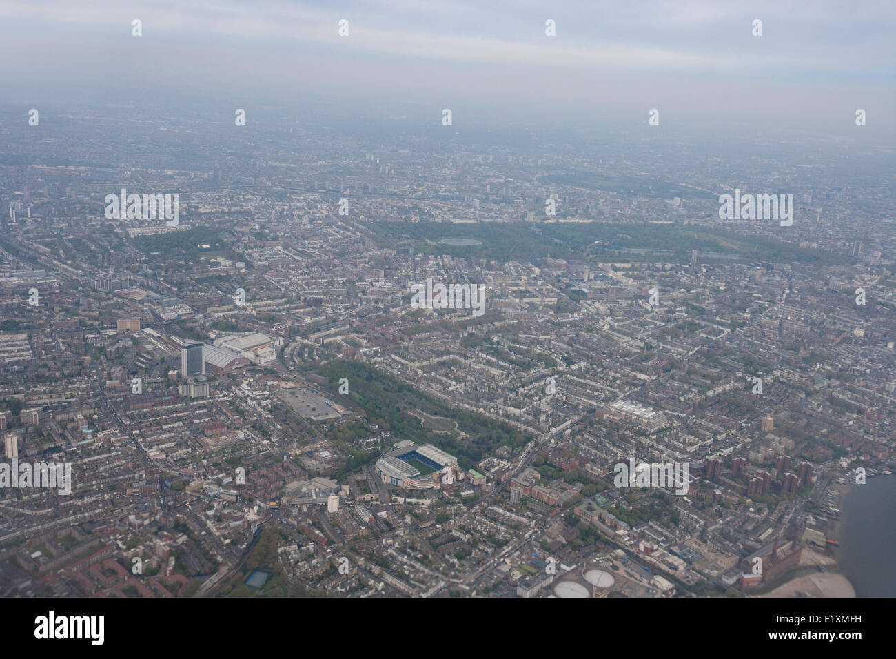Aerial view of cityscape, London, UK Stock Photo - Alamy