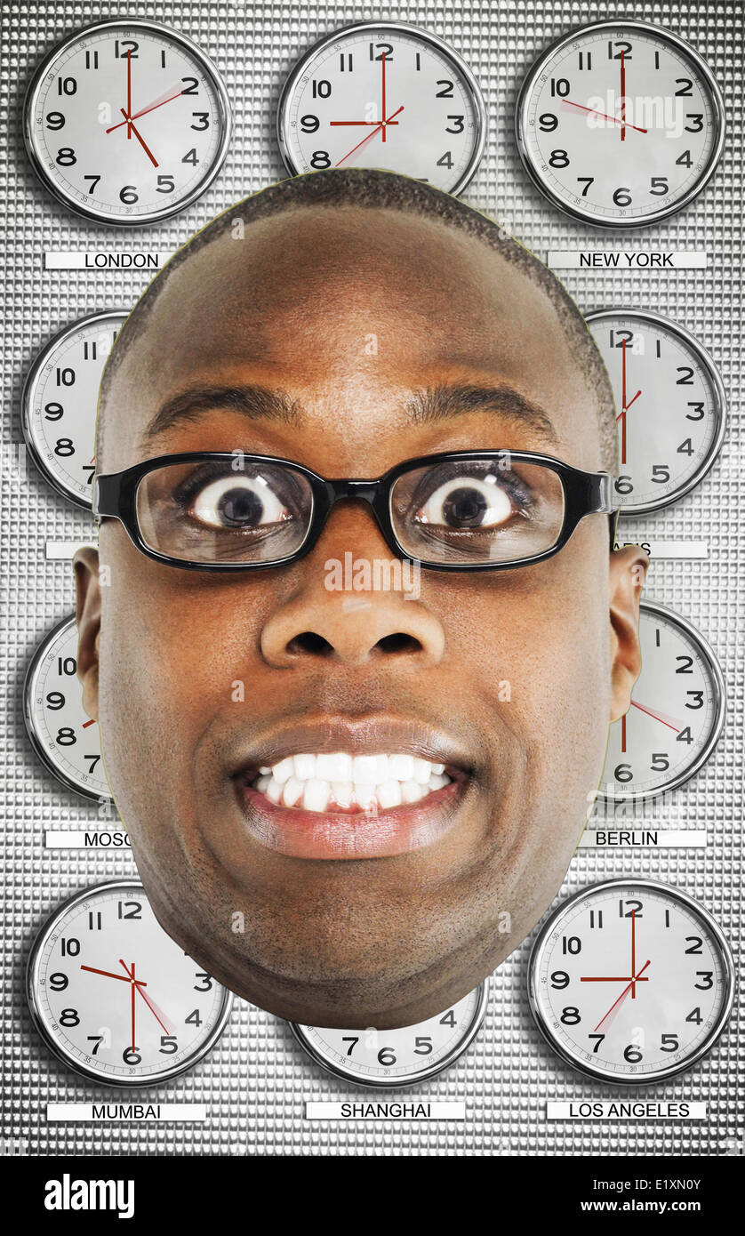 Time zone clocks hi-res stock photography and images - Alamy