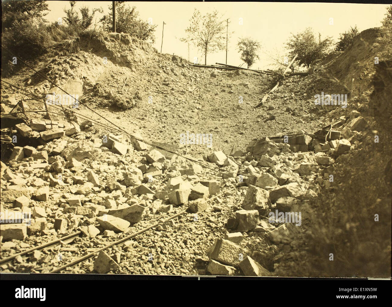 This aerial reconnaissance photo from Operation Strangle, taken over ...