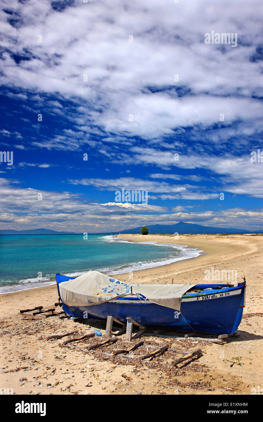 Poseidi beach, Kassandra peninsula, Halkidiki ("Chalkidiki"), Macedonia ...