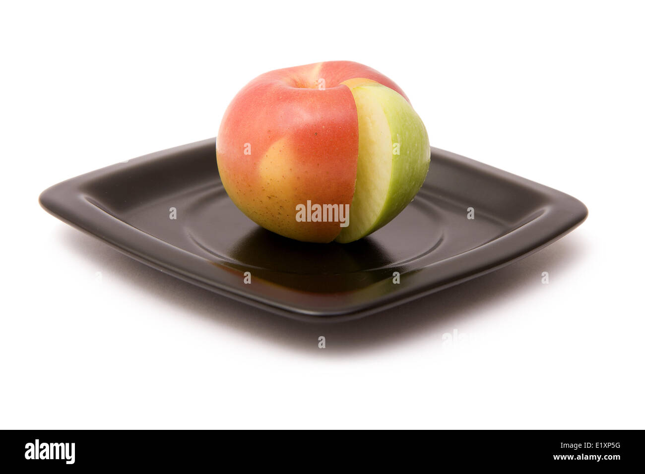 Apple segment slice hi-res stock photography and images - Alamy