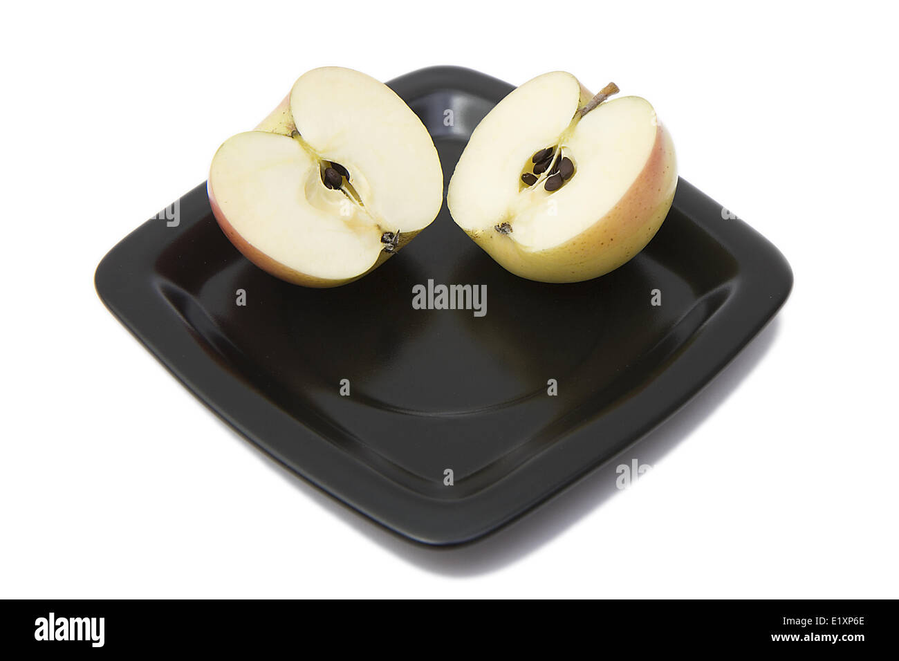 Two apple halves hi-res stock photography and images - Alamy