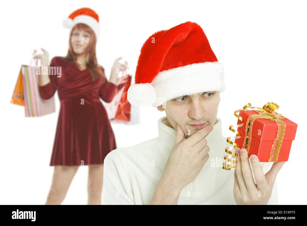 Woman gift in hand hi-res stock photography and images - Alamy